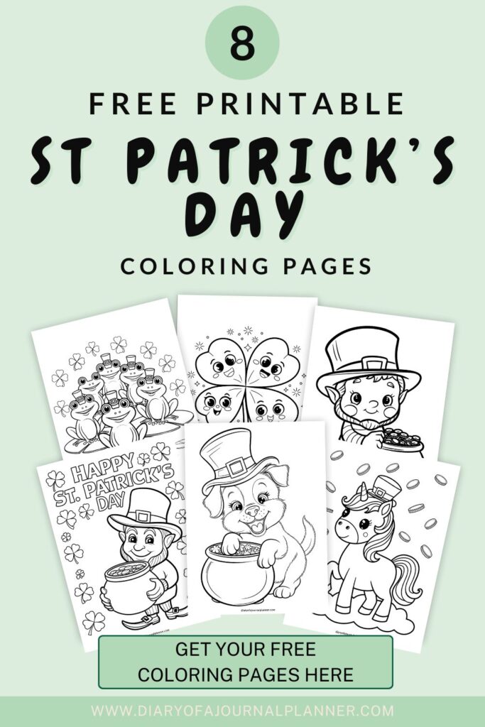 Free St. Patrick’s Day Coloring Pages – Fun for Kids and St Patrick's ...