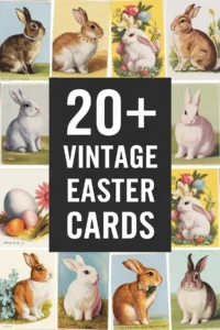 Vintage Easter Cards - Free Printables for your DIY Projects