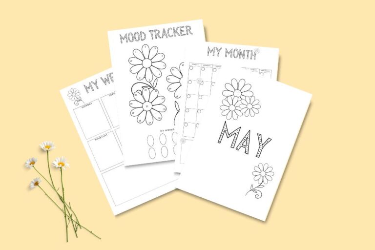April Headers: Cute & Aesthetic Bullet Journal Headers