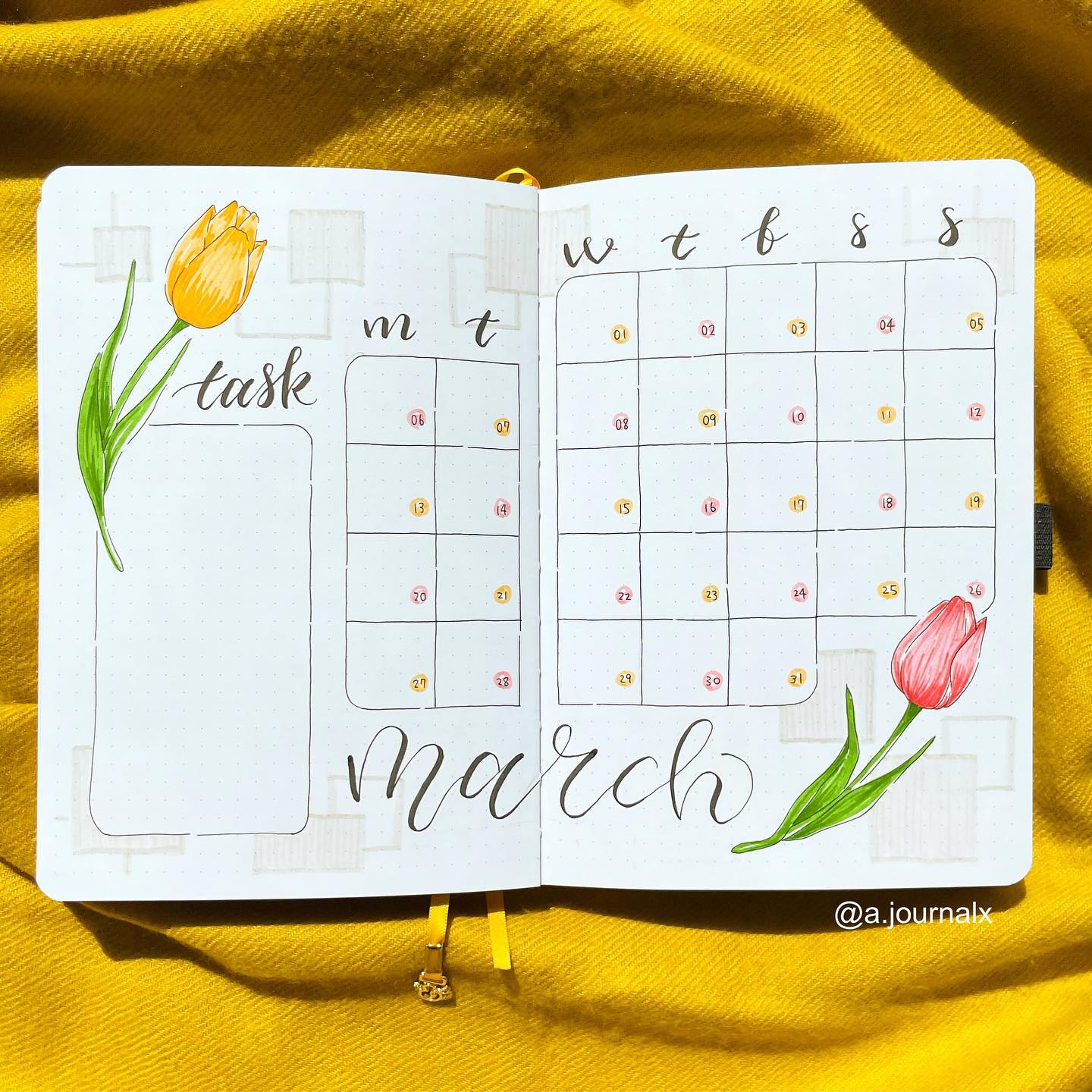 40+ Tulip Bullet Journal Ideas to Brighten Your Pages (2026)
