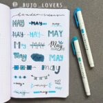 May Bullet Journal Headers to Refresh Your Pages