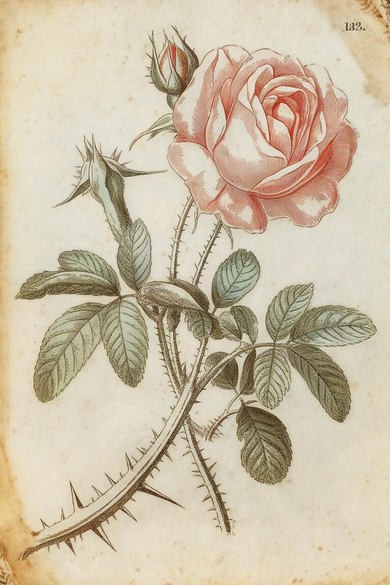 70+ Free Vintage Botanical Illustrations for Junk Journals & Crafts