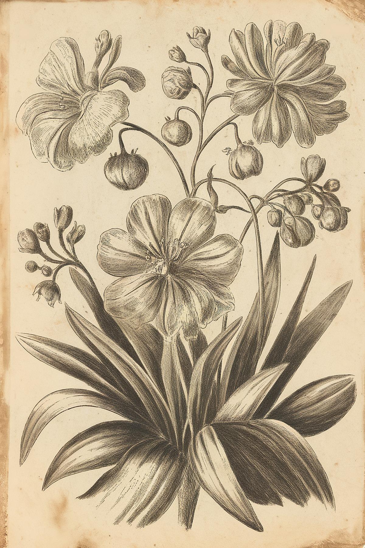 70+ Free Vintage Botanical Illustrations for Junk Journals & Crafts