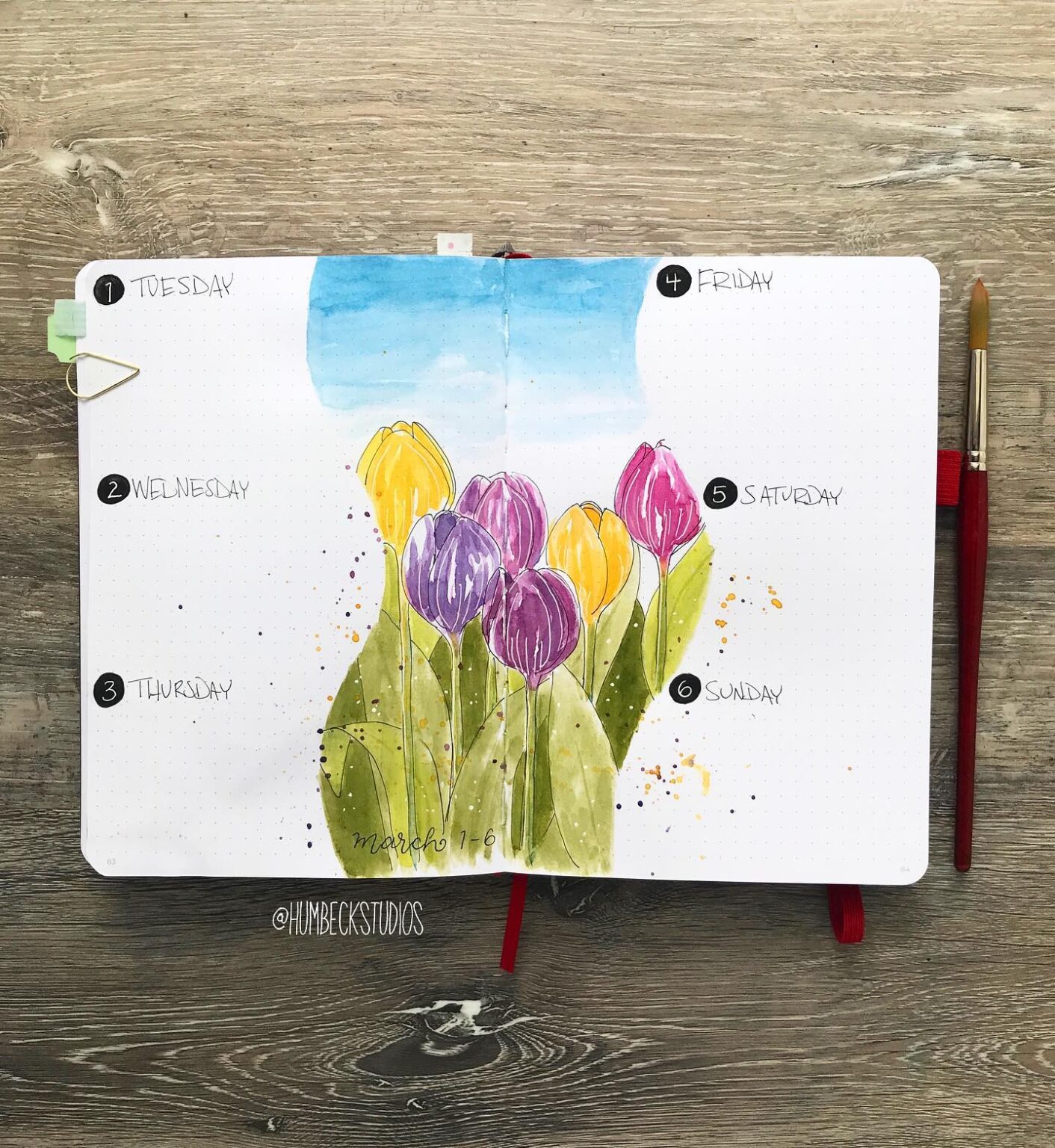 40+ Tulip Bullet Journal Ideas to Brighten Your Pages (2026)