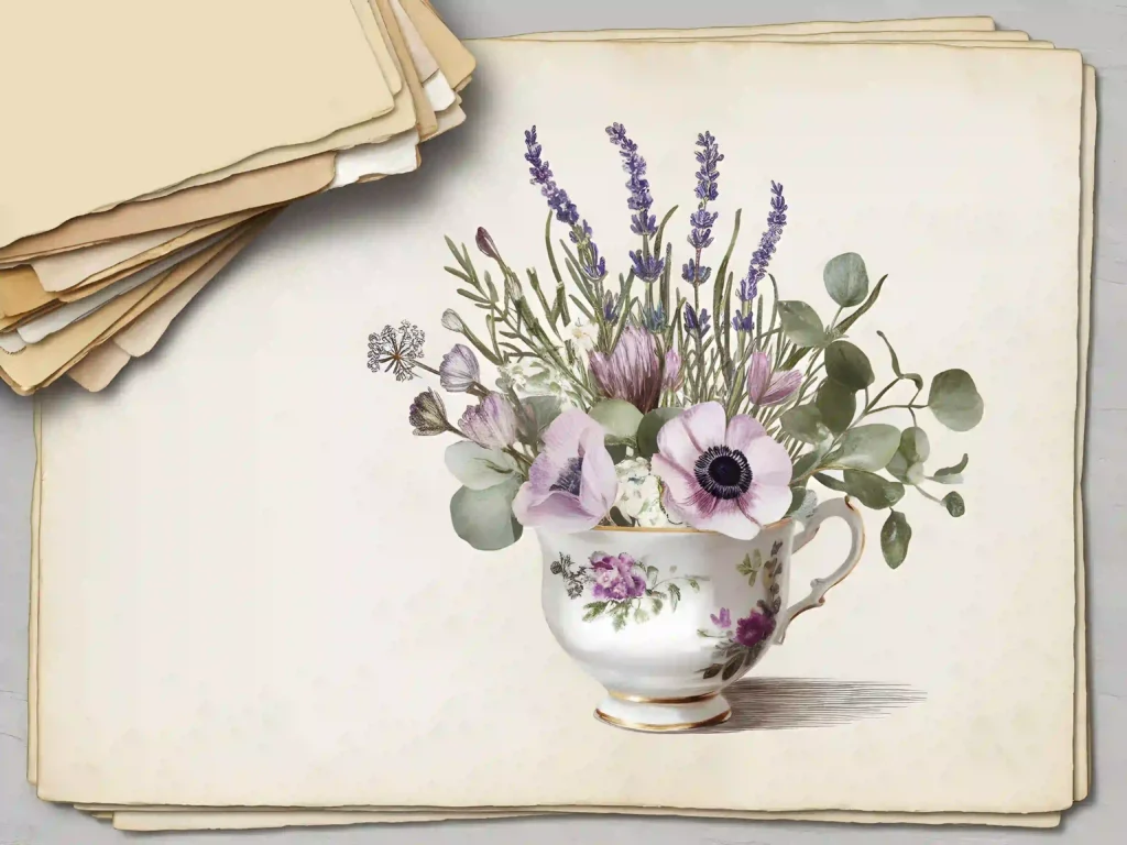 35 Junk Journal Botanical Bliss Free Printables