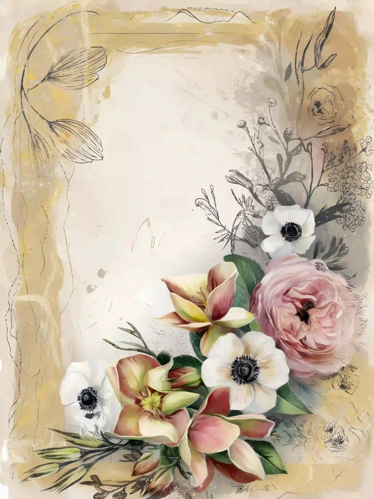 35 Junk Journal Botanical Bliss Free Printables