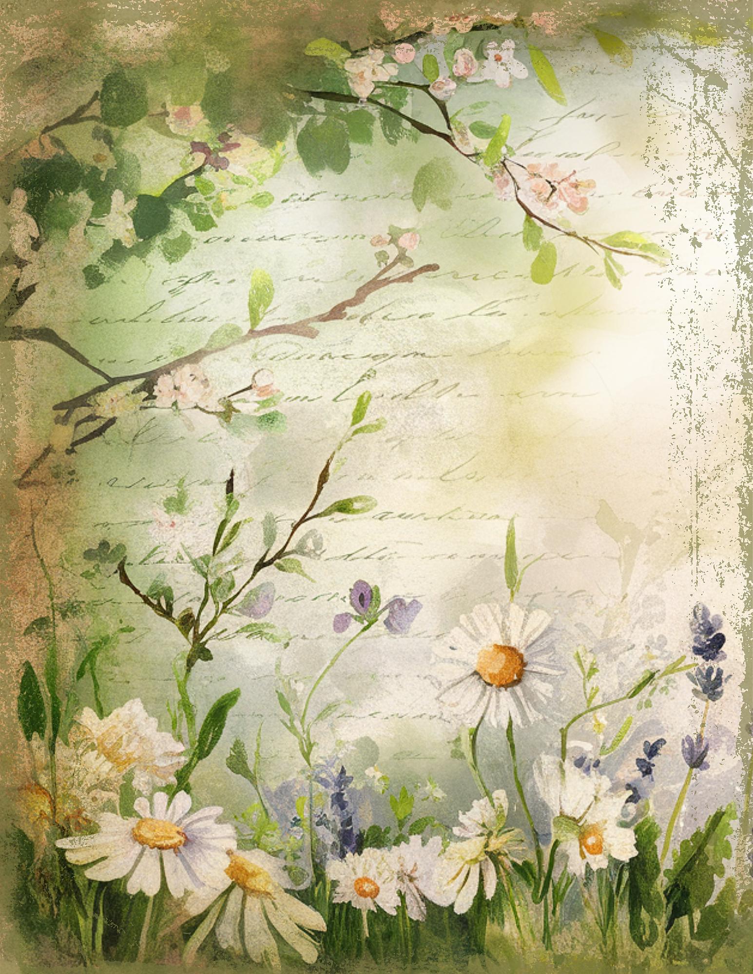 Free Spring Nature Junk Journal Theme + Printables