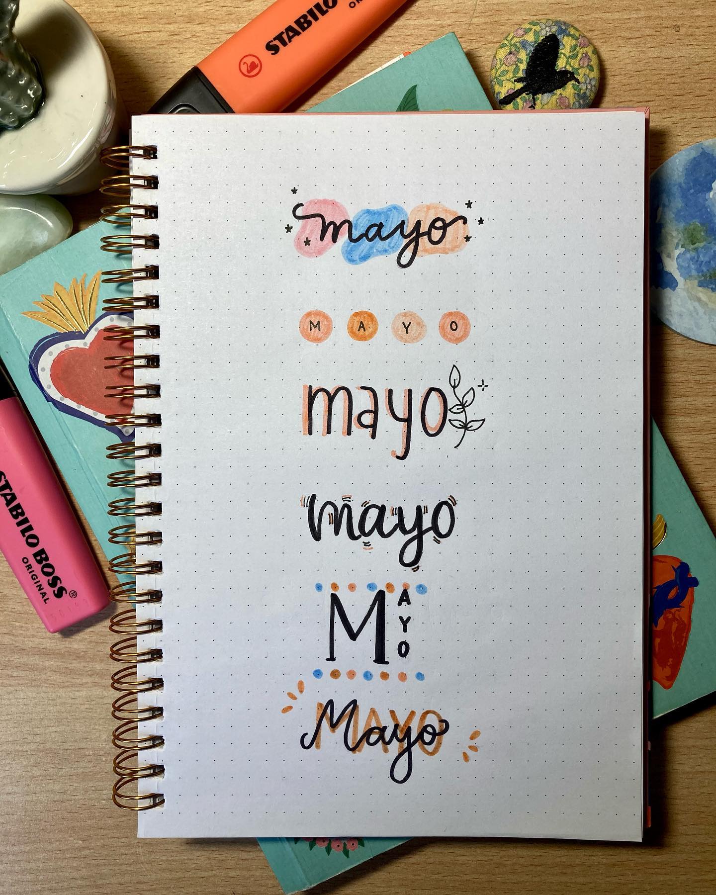 May Bullet Journal Headers to Refresh Your Pages