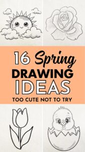 Easy Spring Drawing Ideas