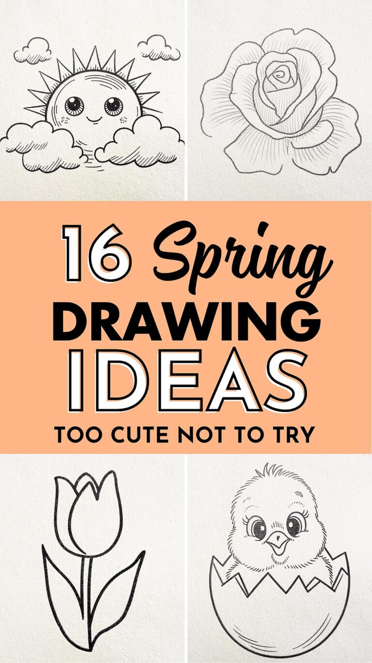 Easy Spring Drawing Ideas