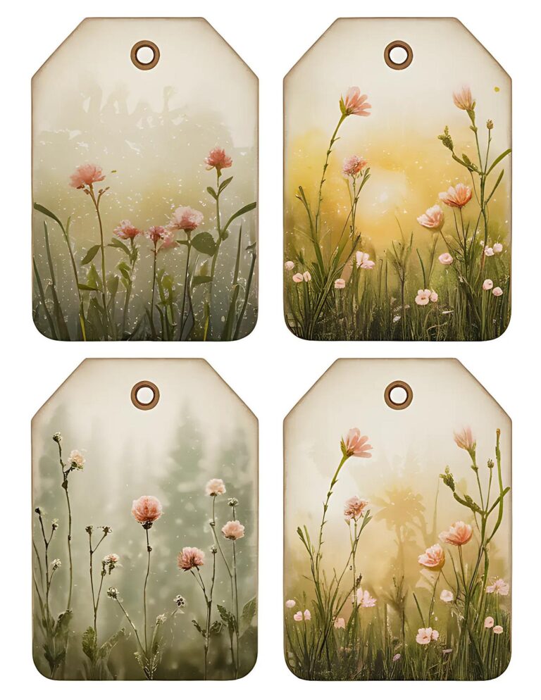 Free Spring Nature Junk Journal Theme + Printables