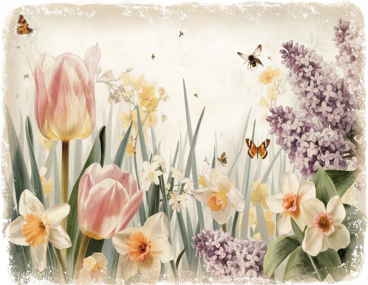 Free Spring Nature Junk Journal Theme + Printables