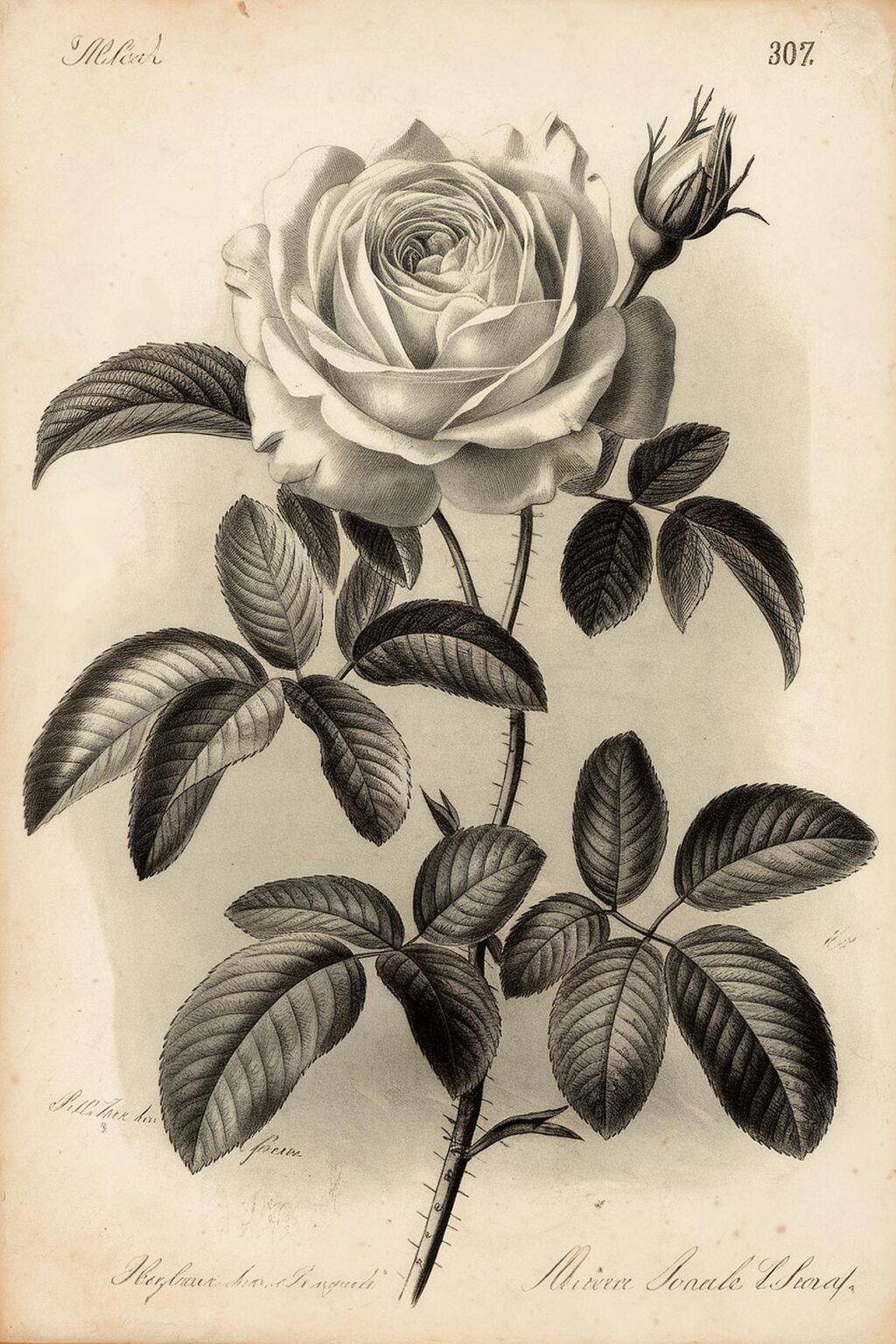 30+ Vintage Rose Illustrations - Download for FREE (2026)