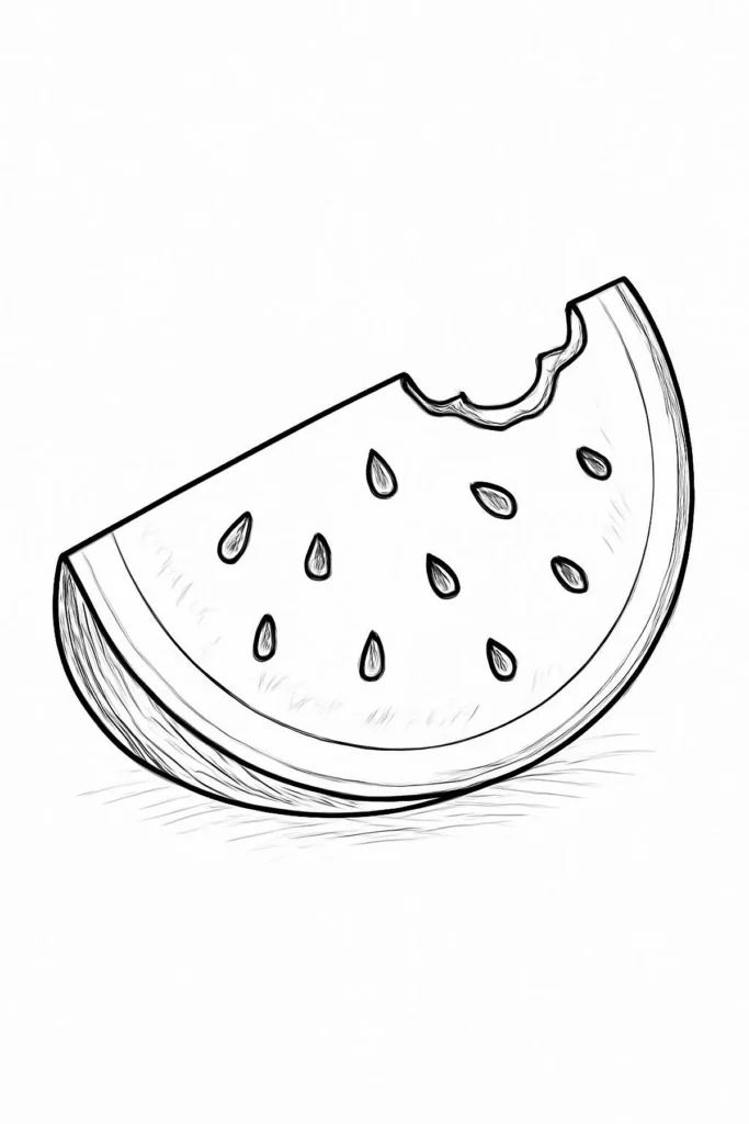 Watermelon Drawing Ideas That Are Cute, Easy and Fun to Sketch