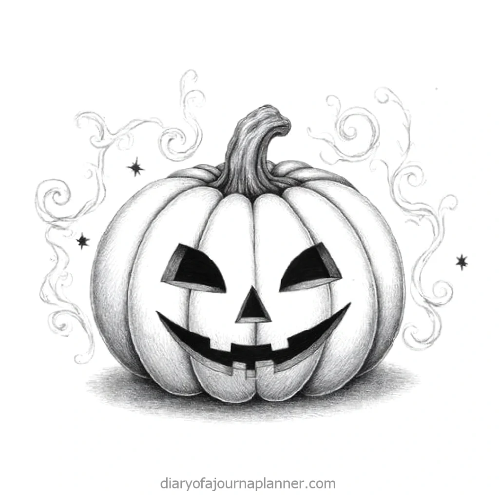 Jack-o'-Lantern & Spooky Pumpkin Face Drawing Ideas