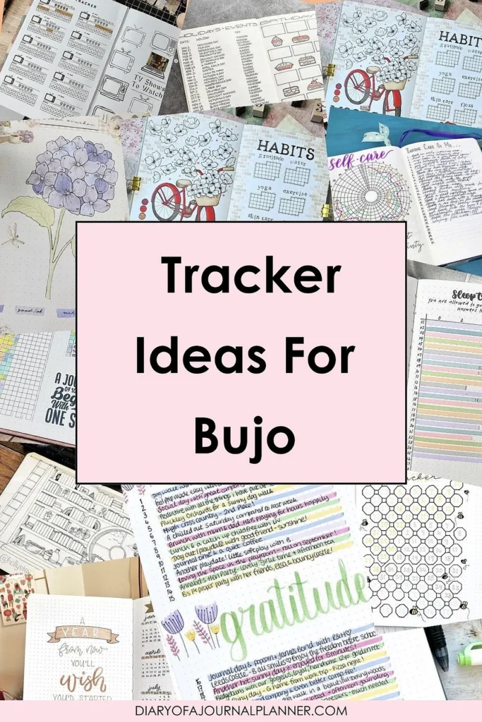 50 Bullet Journal Tracker Ideas to Organize Your Life