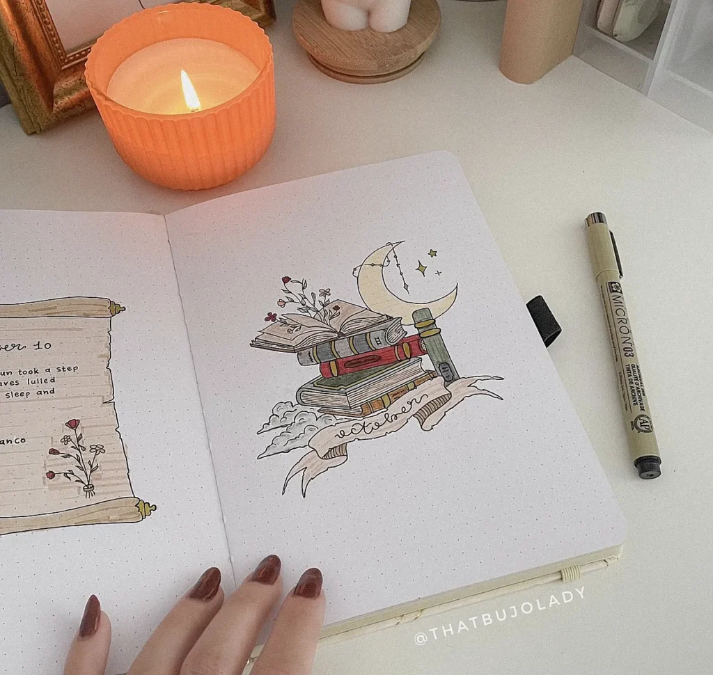 Cozy & Spooky October Bullet Journal Cover Ideas You’ll Want to Try