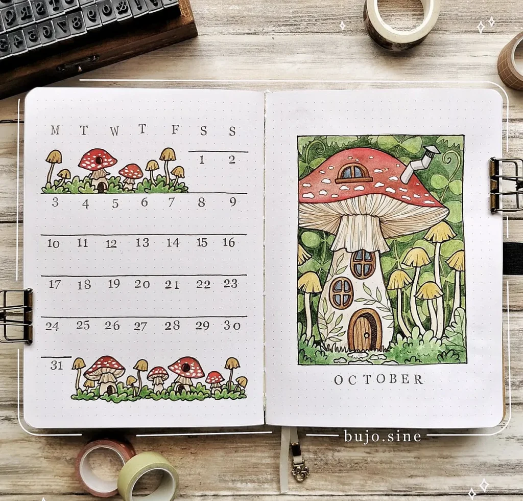 Cozy & Spooky October Bullet Journal Cover Ideas You’ll Want to Try