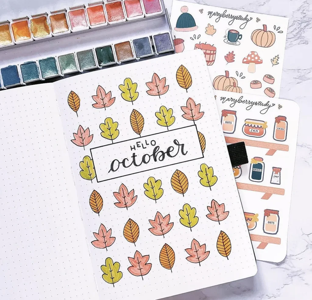 Cozy & Spooky October Bullet Journal Cover Ideas You’ll Want to Try