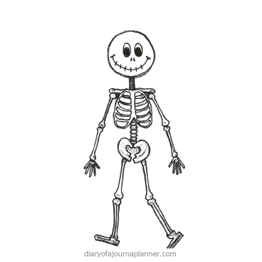 Creepy and Cool Skeletons Drawing Ideas To Try This Fall (2025)