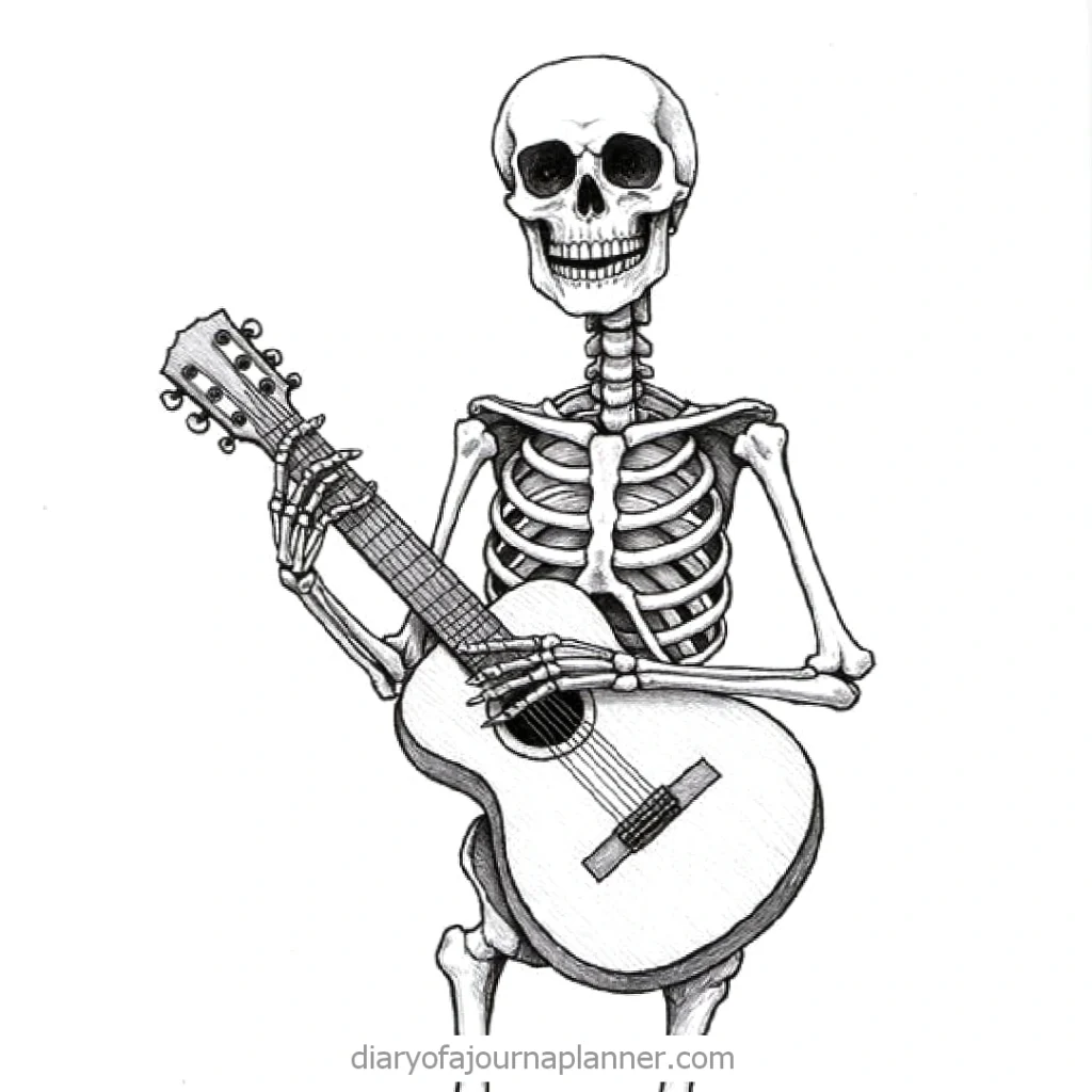 Creepy and Cool Skeletons Drawing Ideas To Try This Fall (2025)