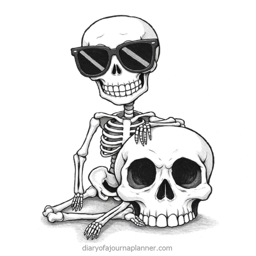 Creepy and Cool Skeletons Drawing Ideas To Try This Fall (2026)