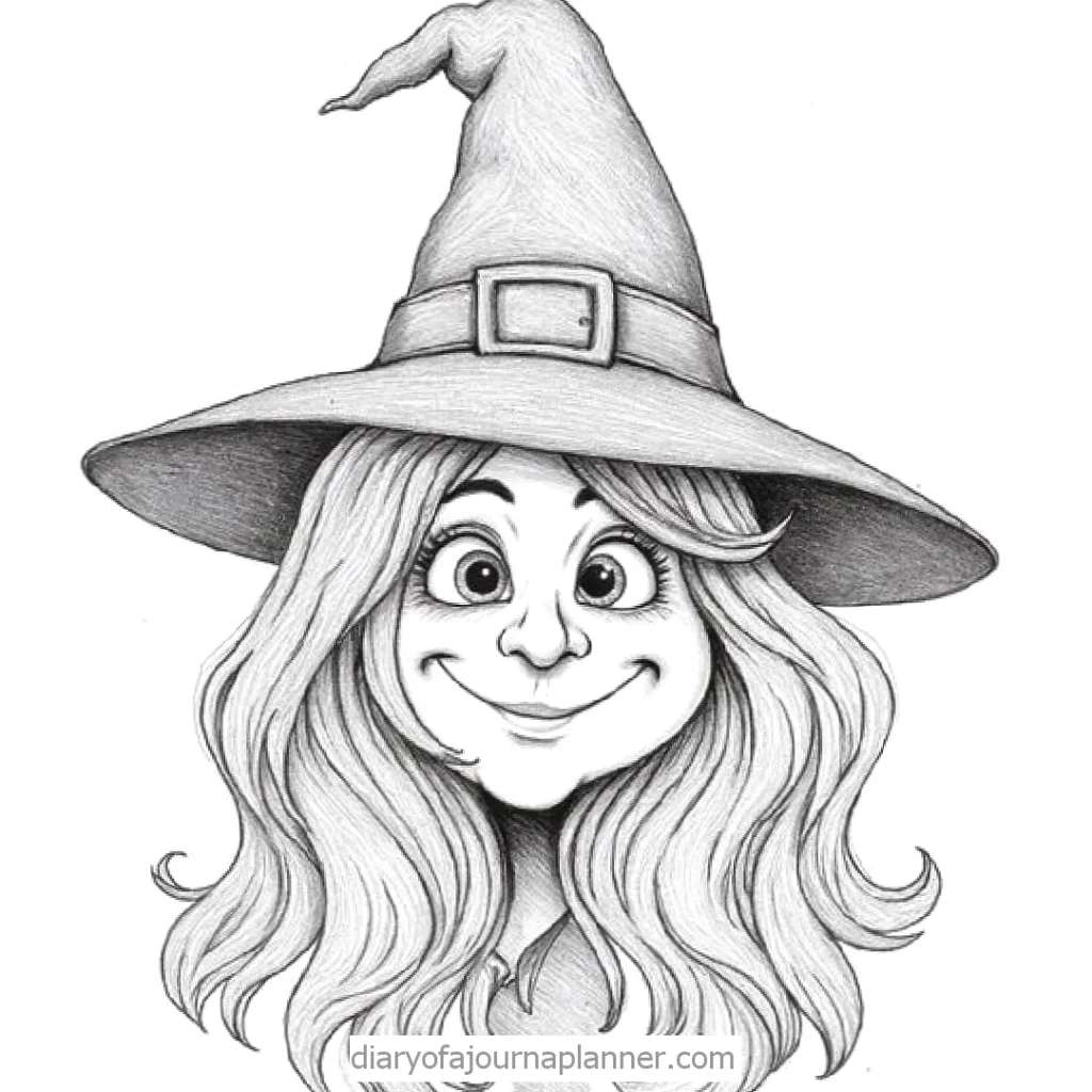 21 Creative Witch Drawing Ideas For Fall Season