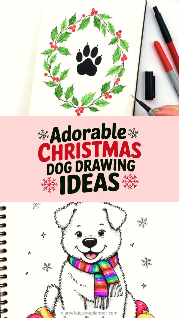 Cute Christmas Dog Drawing Ideas (2026)