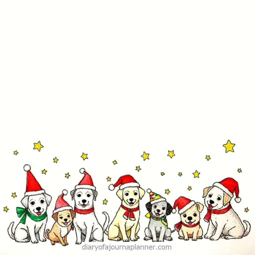 Cute Christmas Dog Drawing Ideas (2026)
