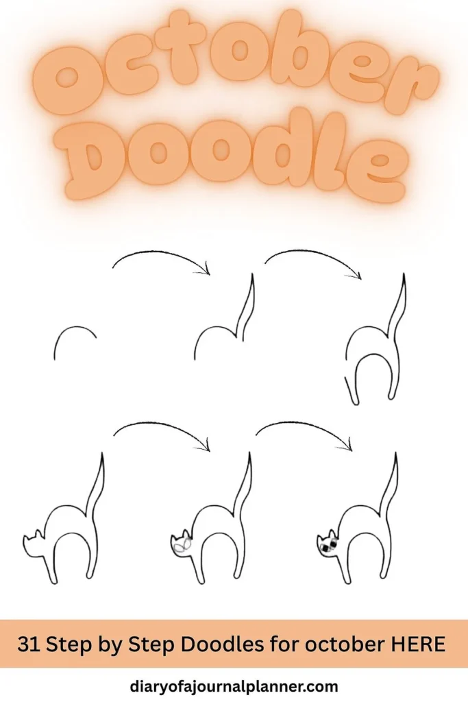 31 October Doodles To Try With Step By Step Tutorials