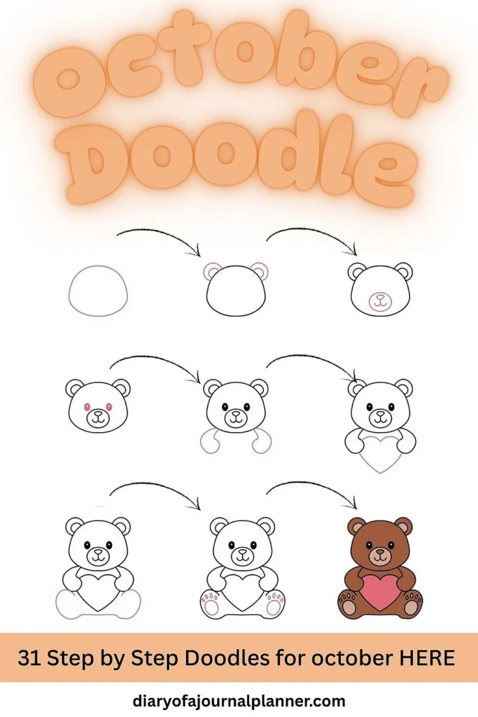 31 October Doodles To Try With Step By Step Tutorials