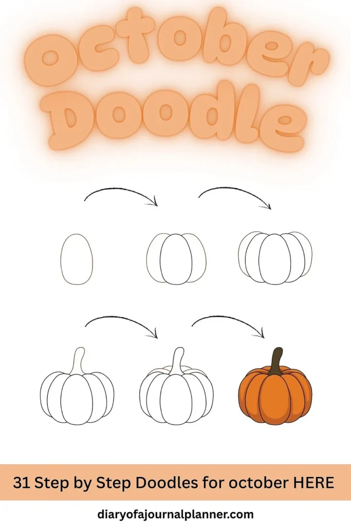 31 October Doodles To Try With Step By Step Tutorials