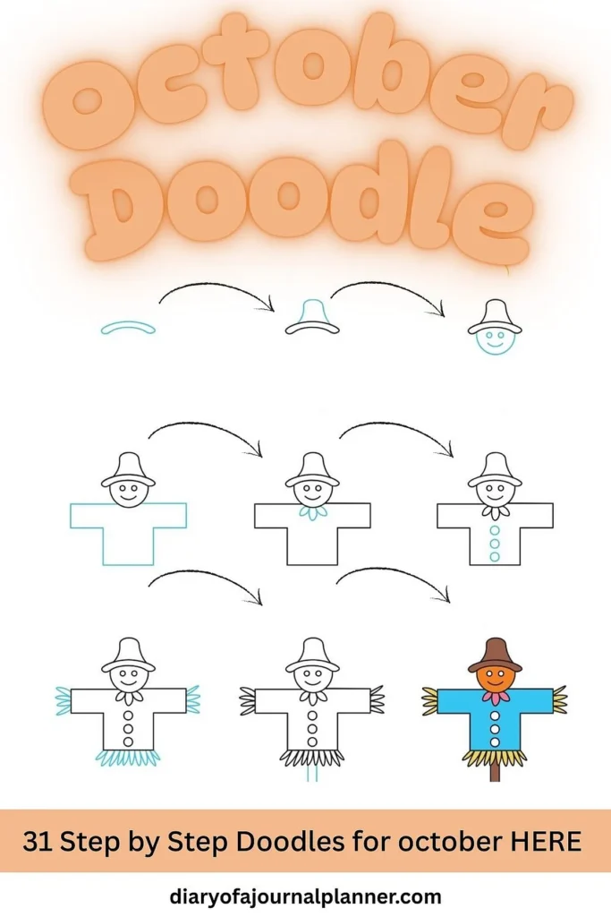 31 October Doodles To Try With Step By Step Tutorials
