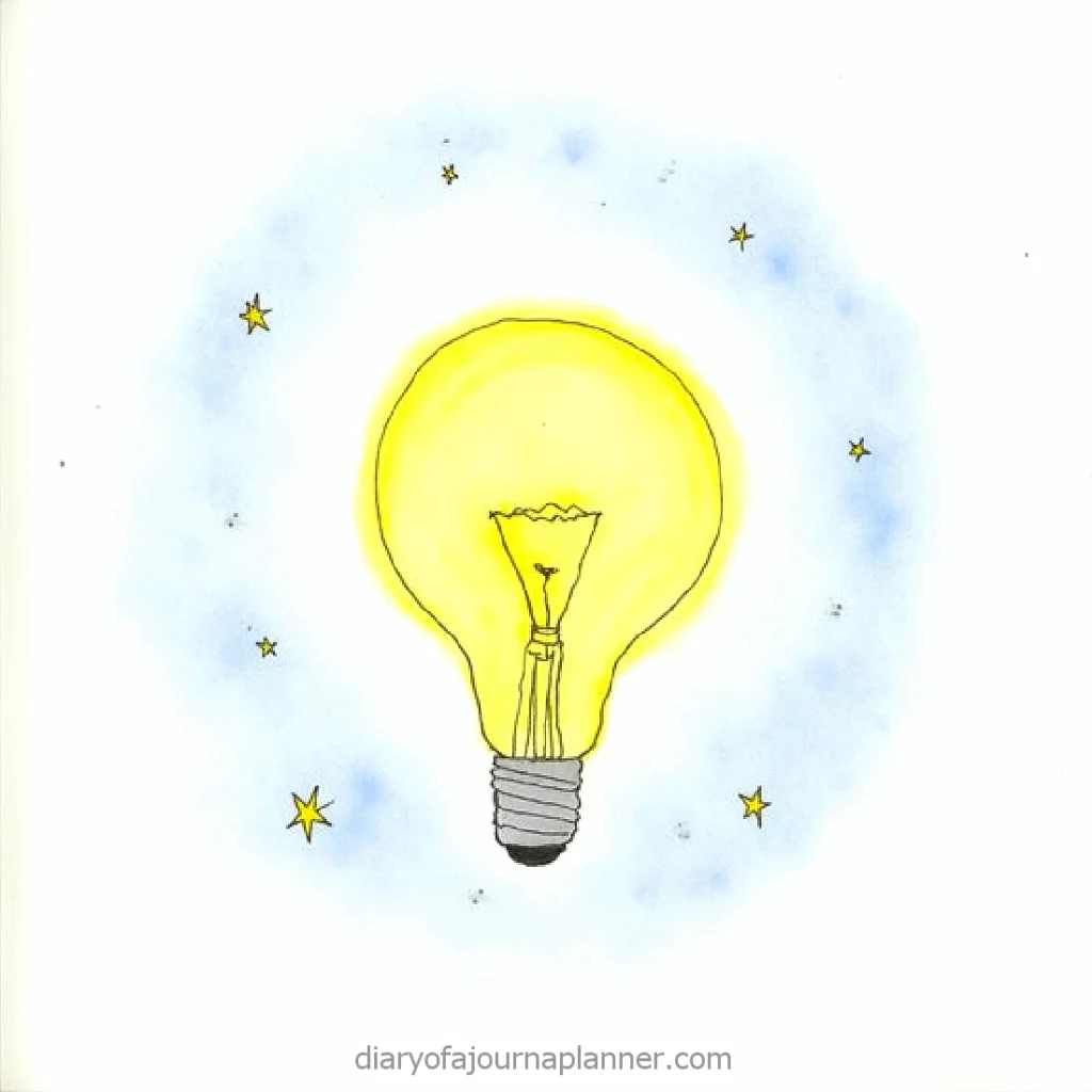 Twinkling Christmas Lights Drawing Ideas