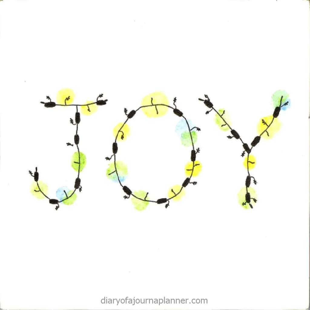 Twinkling Christmas Lights Drawing Ideas