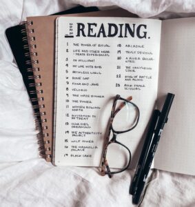 Book-Themed Bullet Journal Ideas