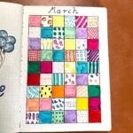 Patchwork Quilt Bullet Journal Ideas
