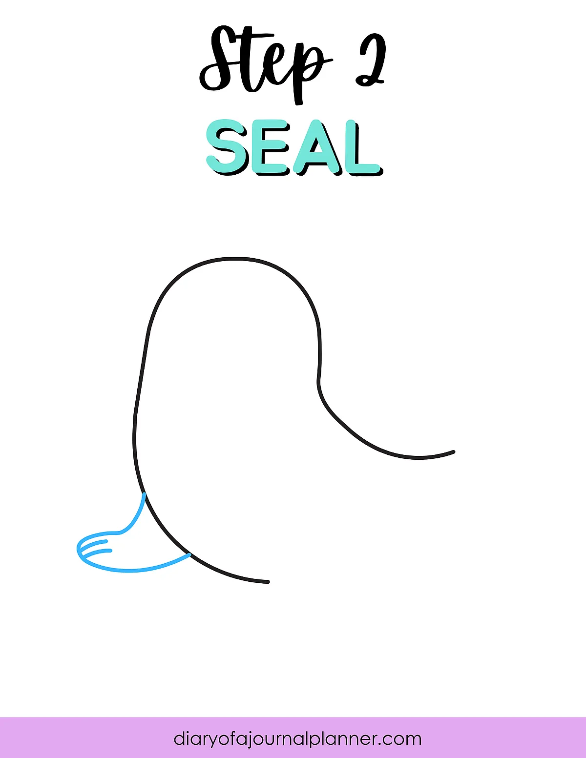 How To Draw Seal doodle