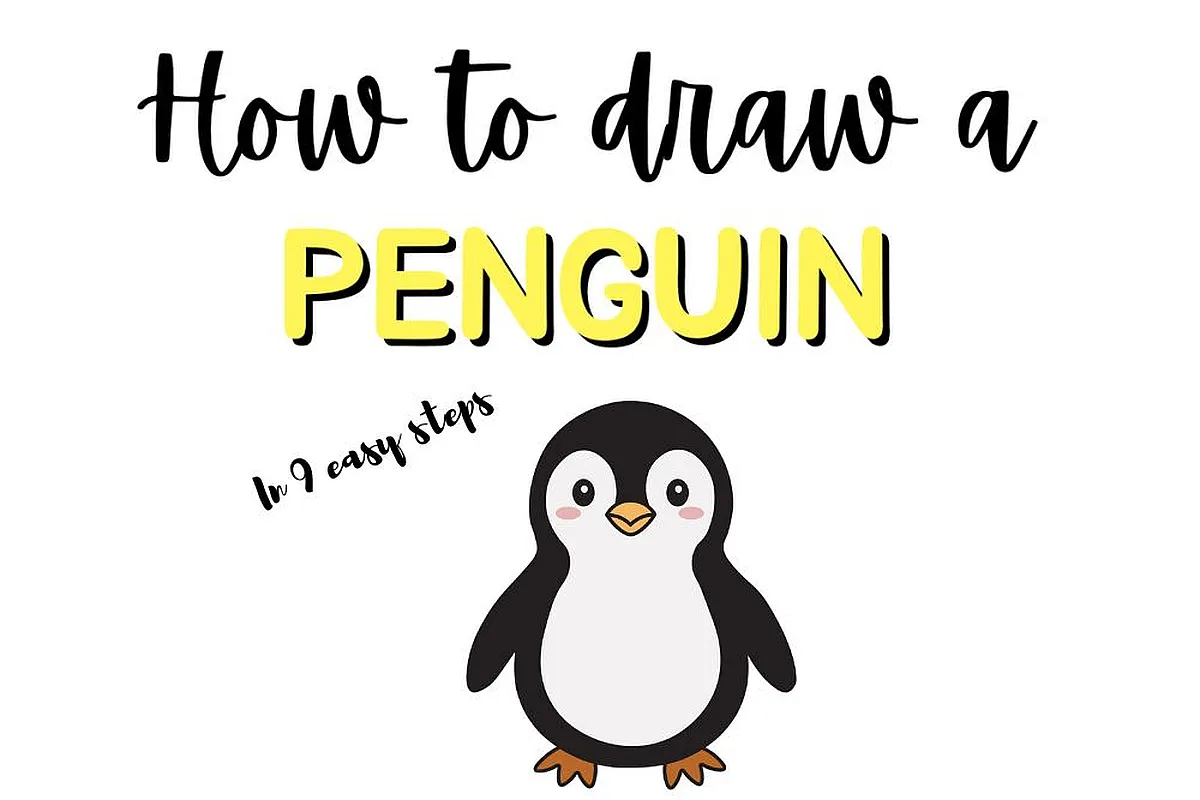 How to Draw a Penguin Doodle: The Sweetest Little Winter Friend You’ll ...