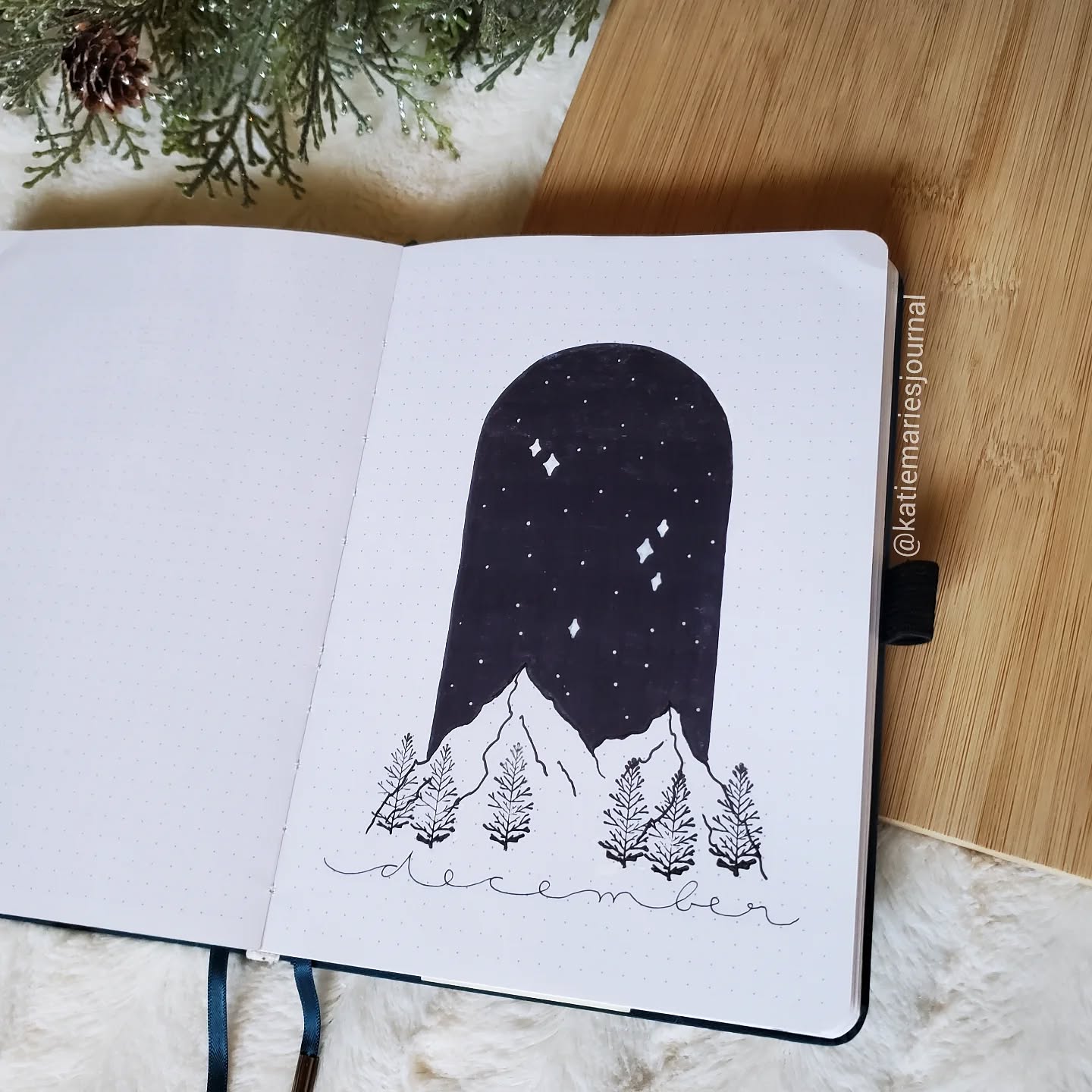 Night Sky Bullet Journal Ideas