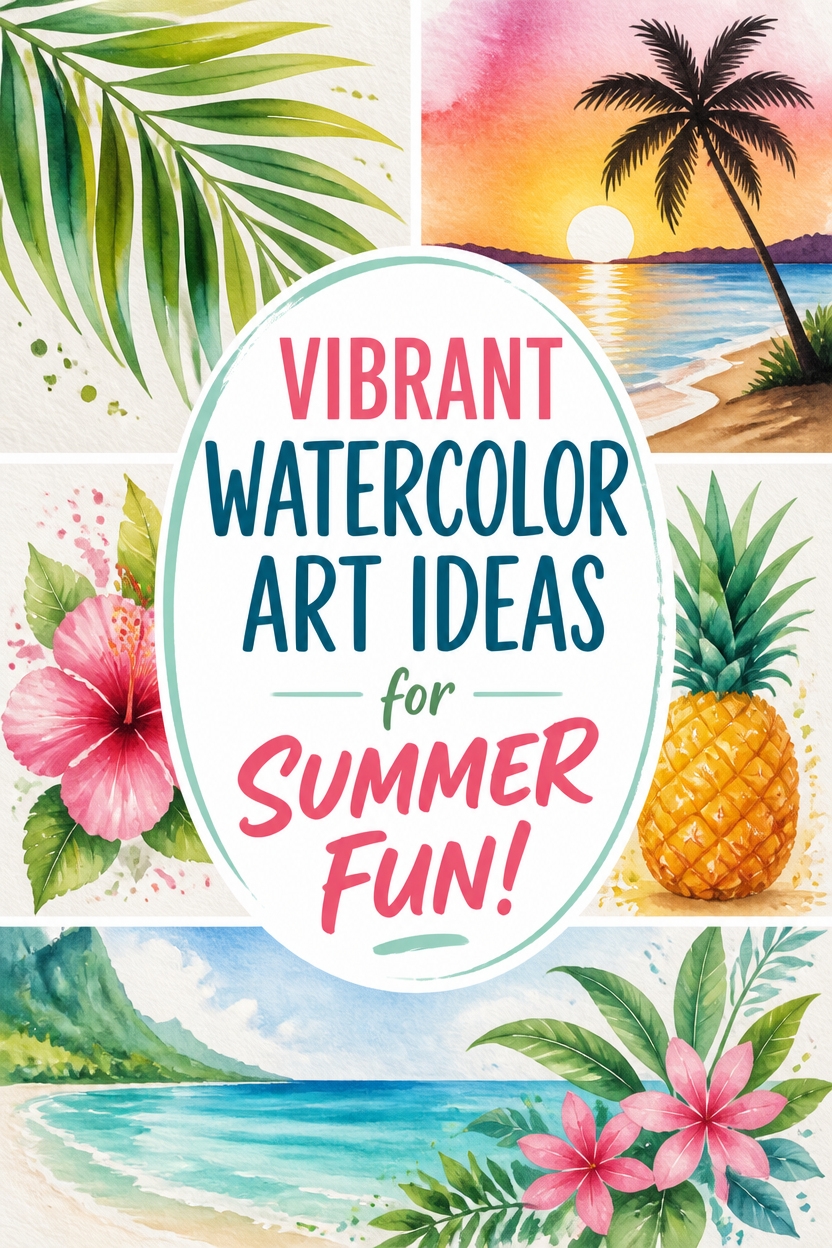 10 Tropical Fruit Watercolor Ideas to Paint